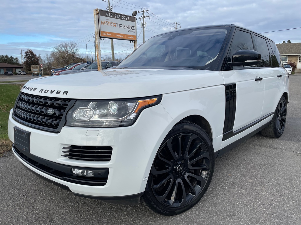 2017 Land Rover Range Rover 5.0L V8 Supercharged Loaded V8 - Kemptville