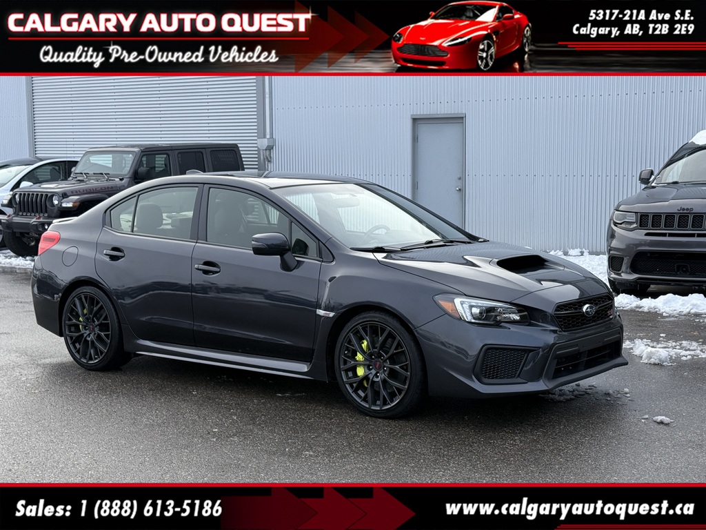 2018 Subaru WRX STI Sport-tech Manual w-Lip Spoiler - Calgary