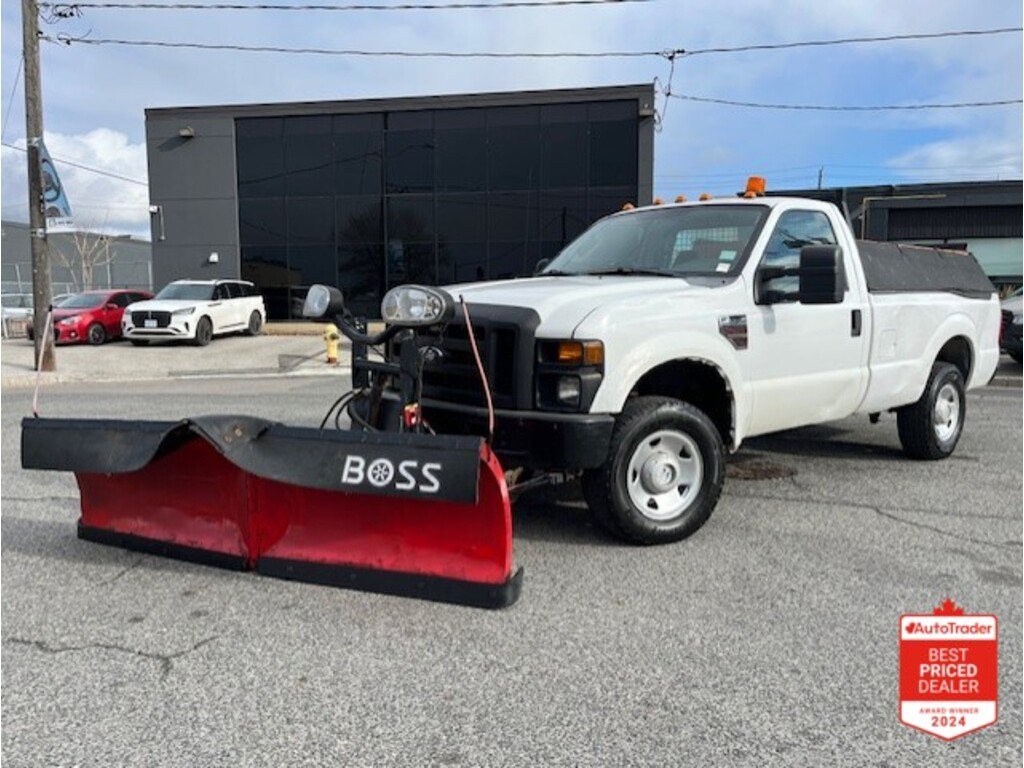 2009 Ford F-350 4WD DIESEL-BOSS V SNOW PLOW-SALTER-SANDER-ONLY 90K ...