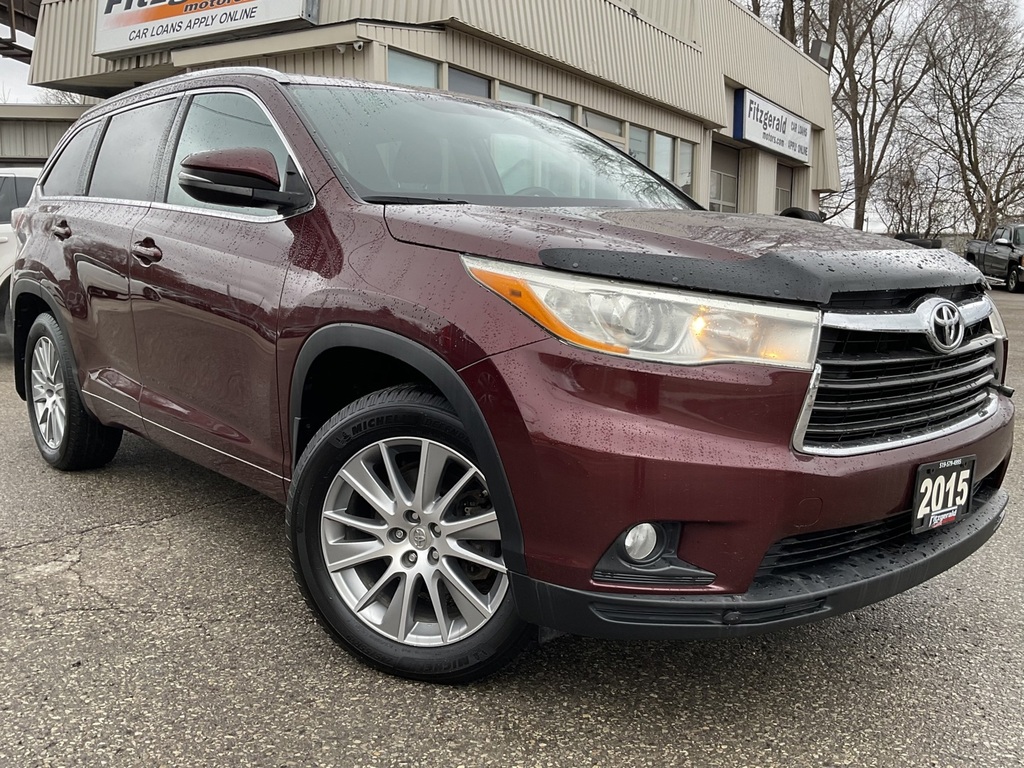 2015 Toyota Highlander XLE AWD V6 - LTHR! NAV! BACK-UP CAM! 8 PASS ...