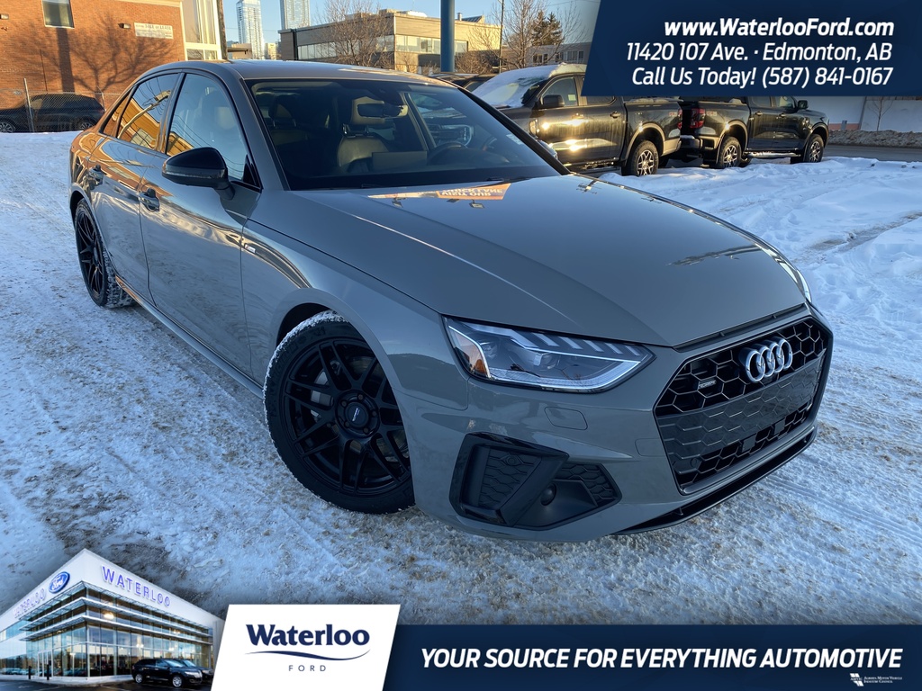 2020 Audi A4 Technik | Heated Seats | Backup Cam | Nav | Wi-Fi - Edmonton