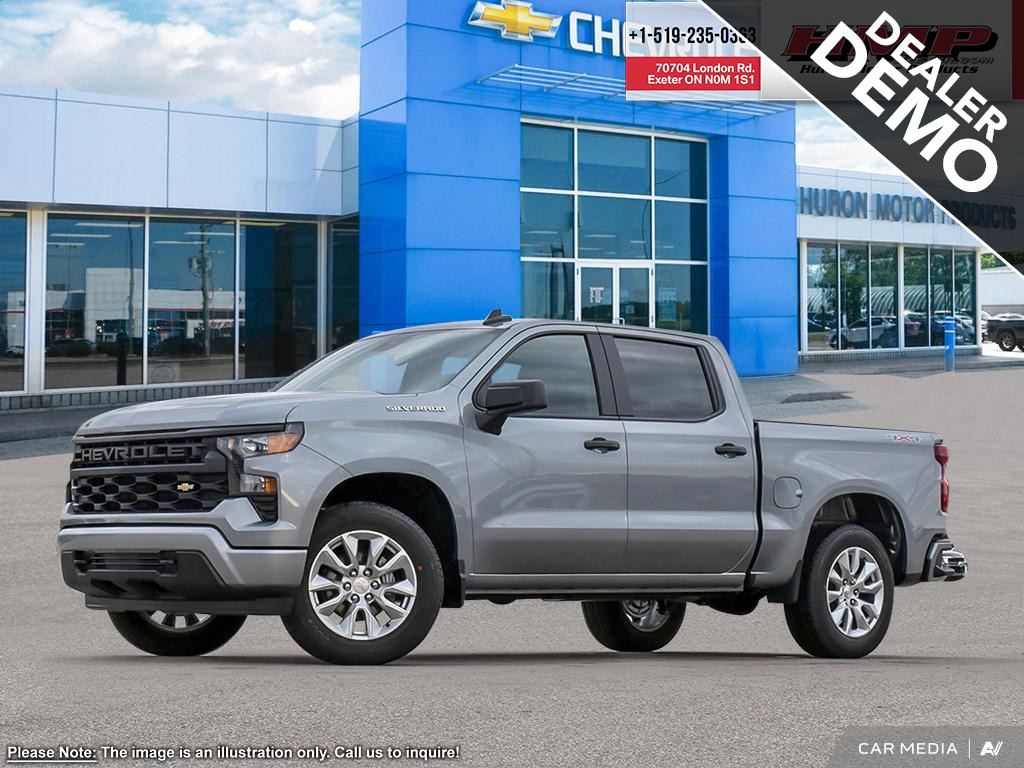 2024 Chevrolet Silverado 1500 Demo / Custom / Crew Cab / 2.7L Turbomax ...