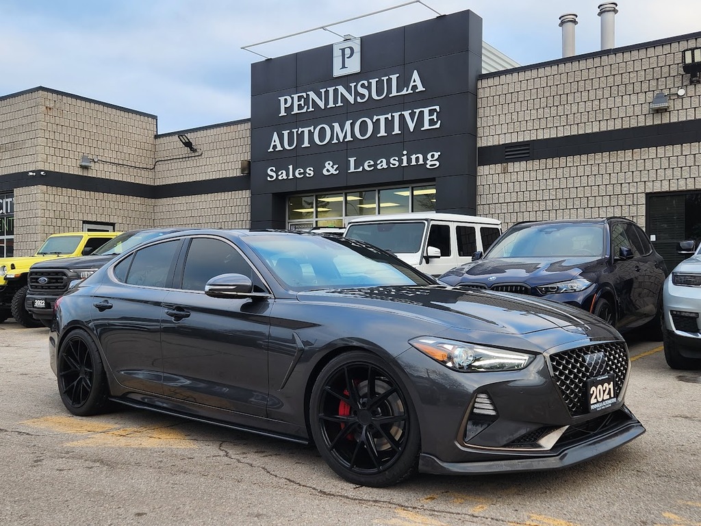 2021 Genesis G70 3.3T SPORT,CARBON UPGRADES, TWO SETS OF RIMS, HUD ...