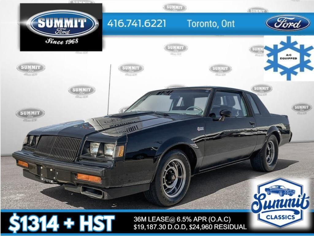 1987 Buick Regal | $78,000 | 0 km | Gas Vehicle for sale by SUMMIT FORD ...