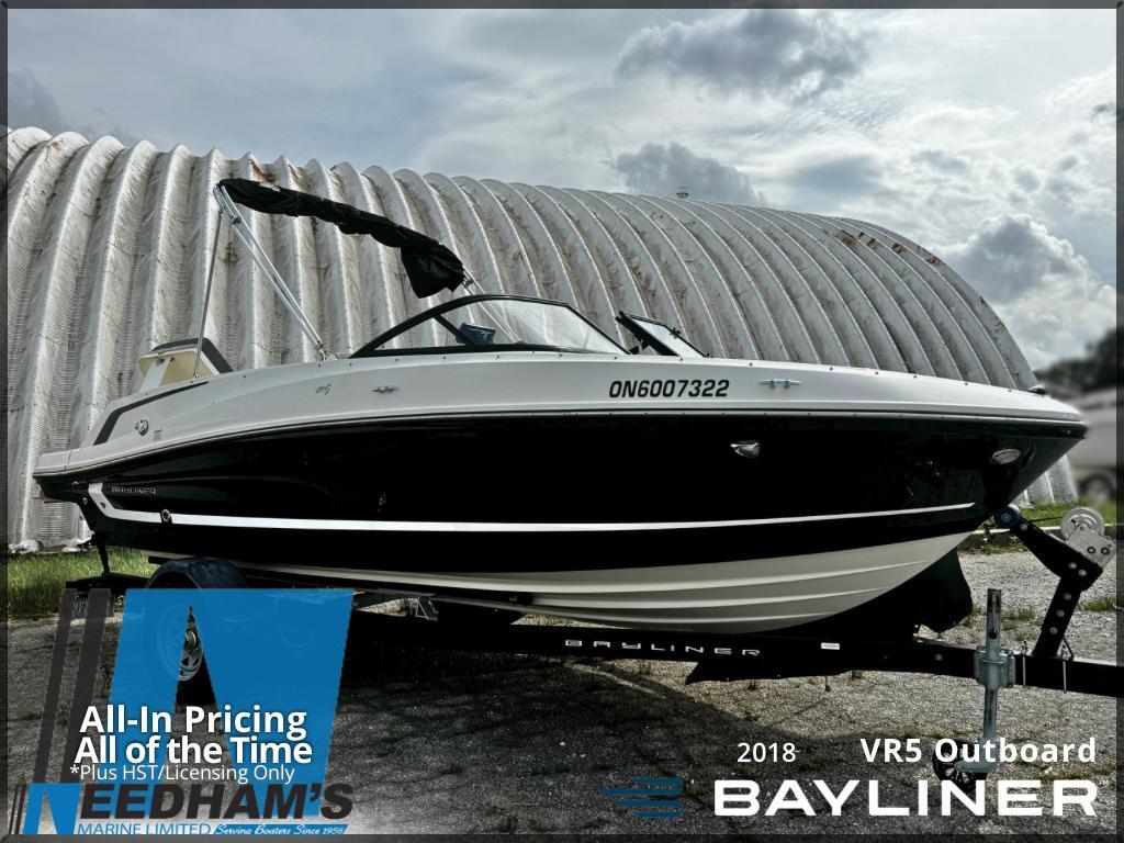 2018 Bayliner VR5 Outboard | $46,900 | 0 km | for sale by Needham's ...
