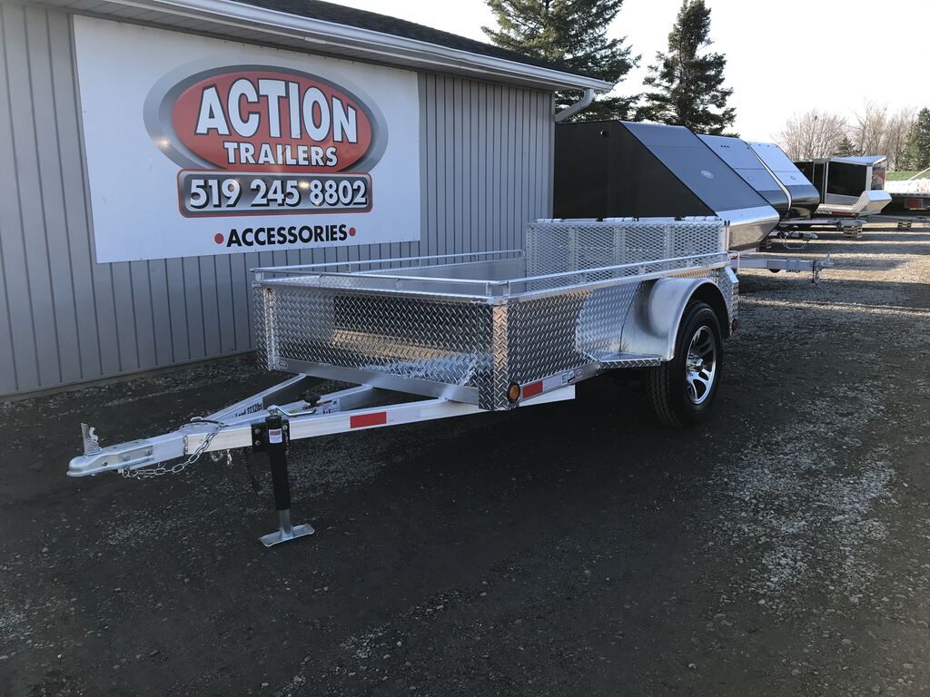 2025 Action Trailers CANADIAN MENNONITE MADE 5' X 8' ALUMINUM UTILITY T ...