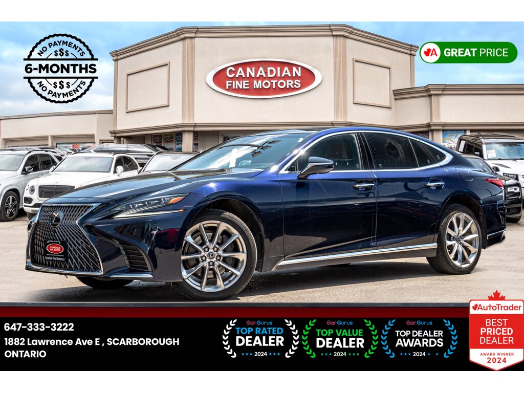 2018 Lexus LS | $49,998 | 137,833 km | Gas Sedan for sale by Canadian Fine Motors | Toronto, ON