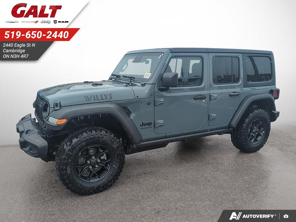 2026 Jeep Wrangler WILLYS | 3.6L | 4 DOOR | GREY | 1C4PJXDG4TW238012