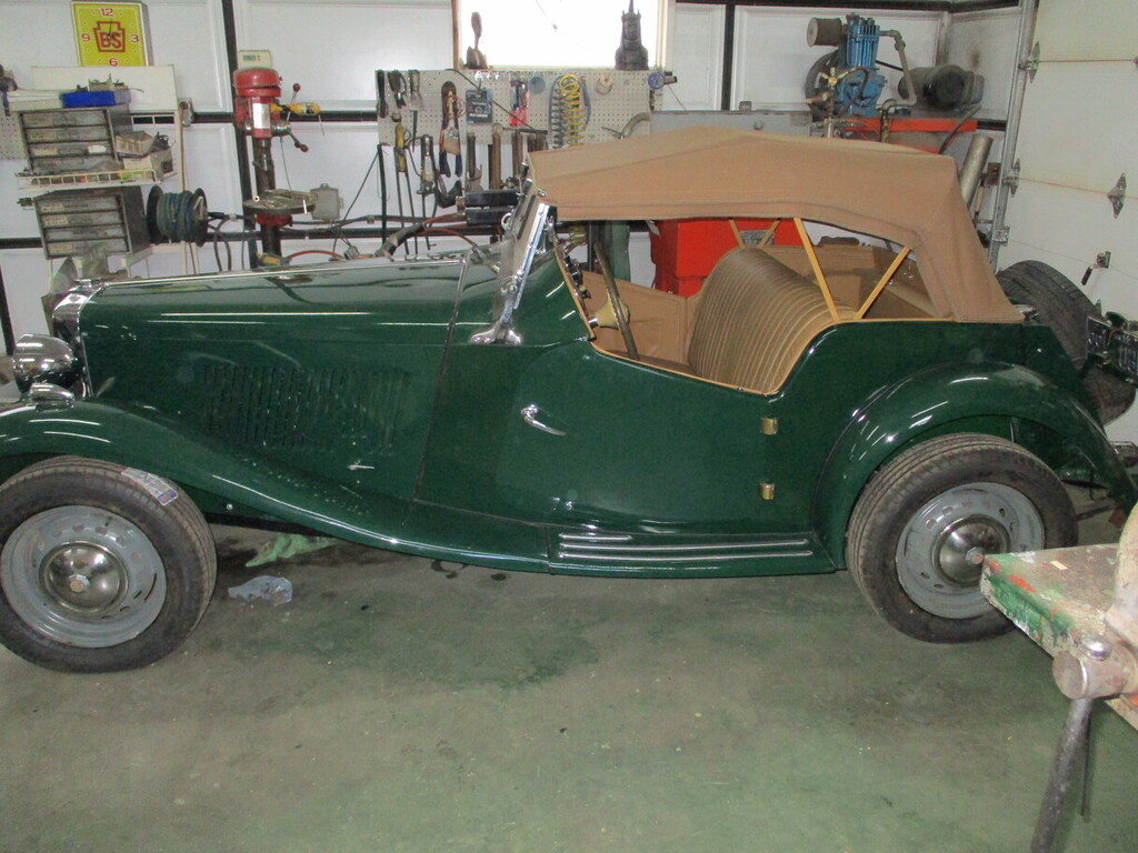 1953 MG TD decapotable - Saint-Robert